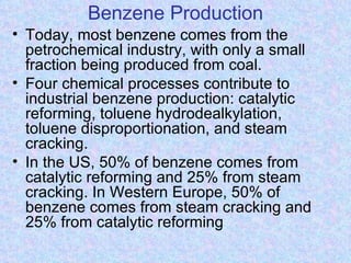 Chemistry of benzene | PPT