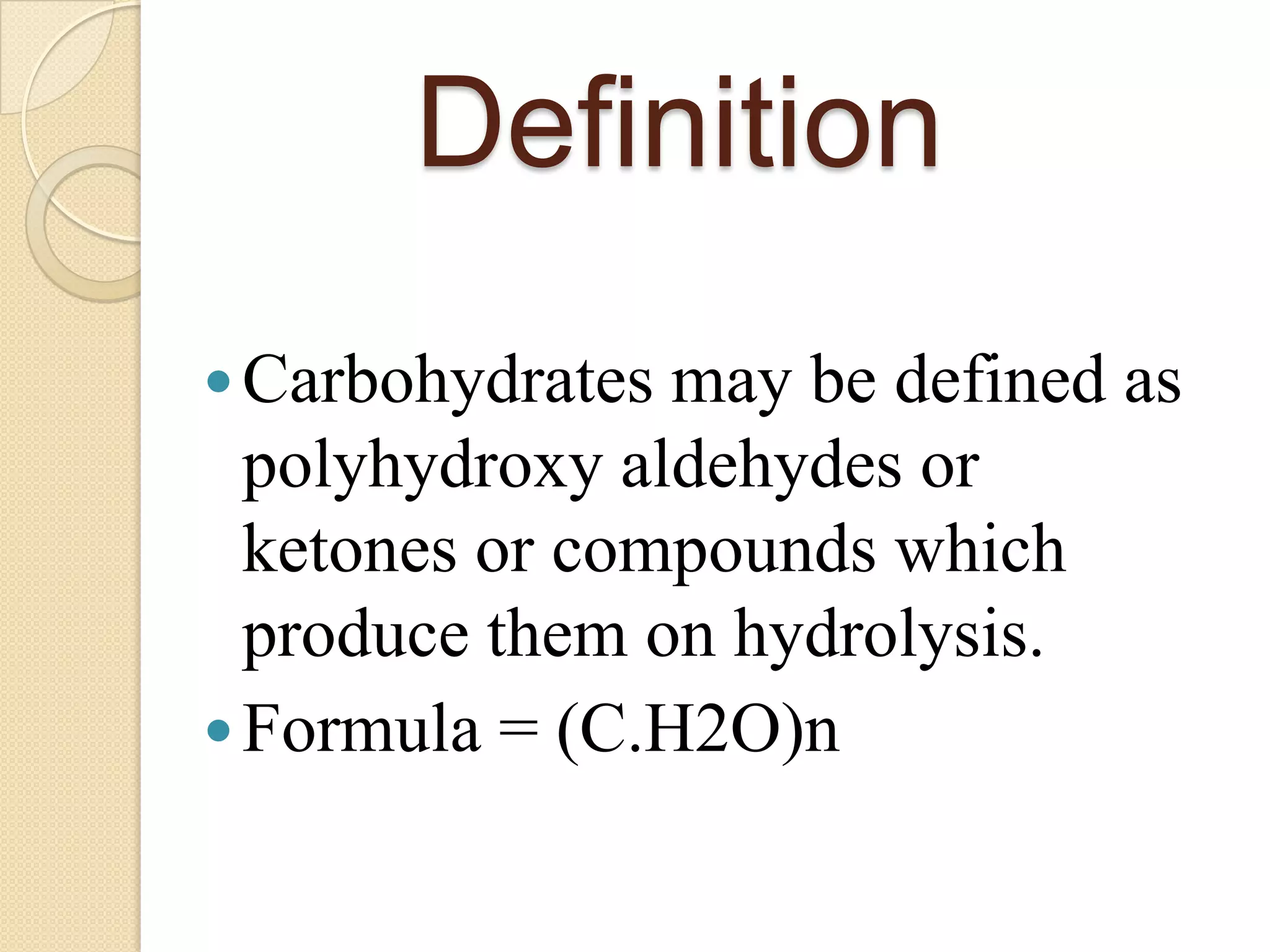 Chemistry of carbohydrate for M.B.B.S students | PDF