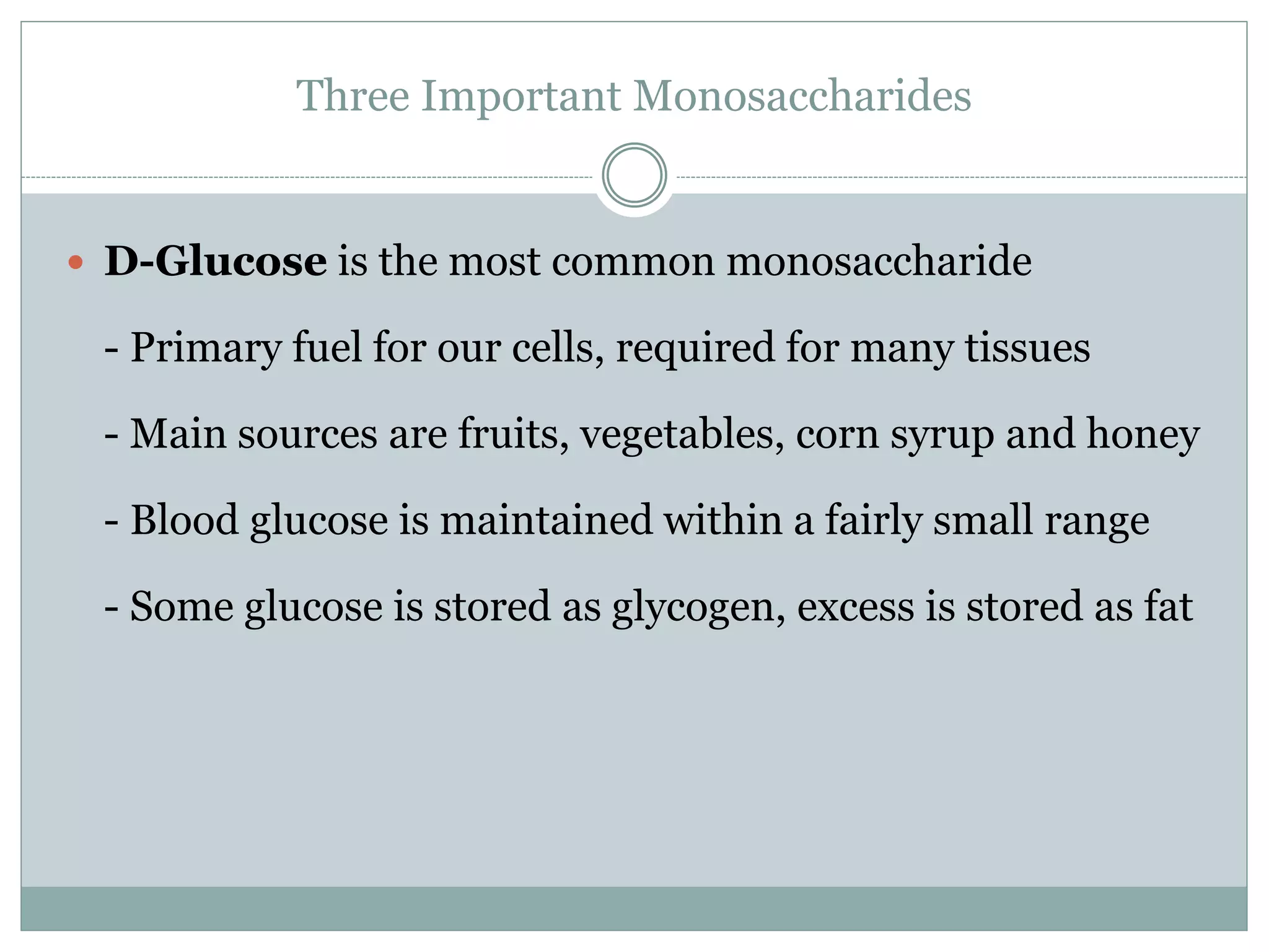 chemistry of carbohydrates | PPTX