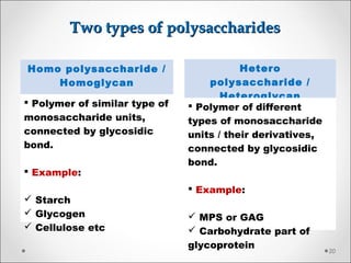 Chemistry of carbohydrates | PPT