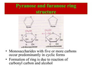 Chemistry of carbohydrates | PPTX