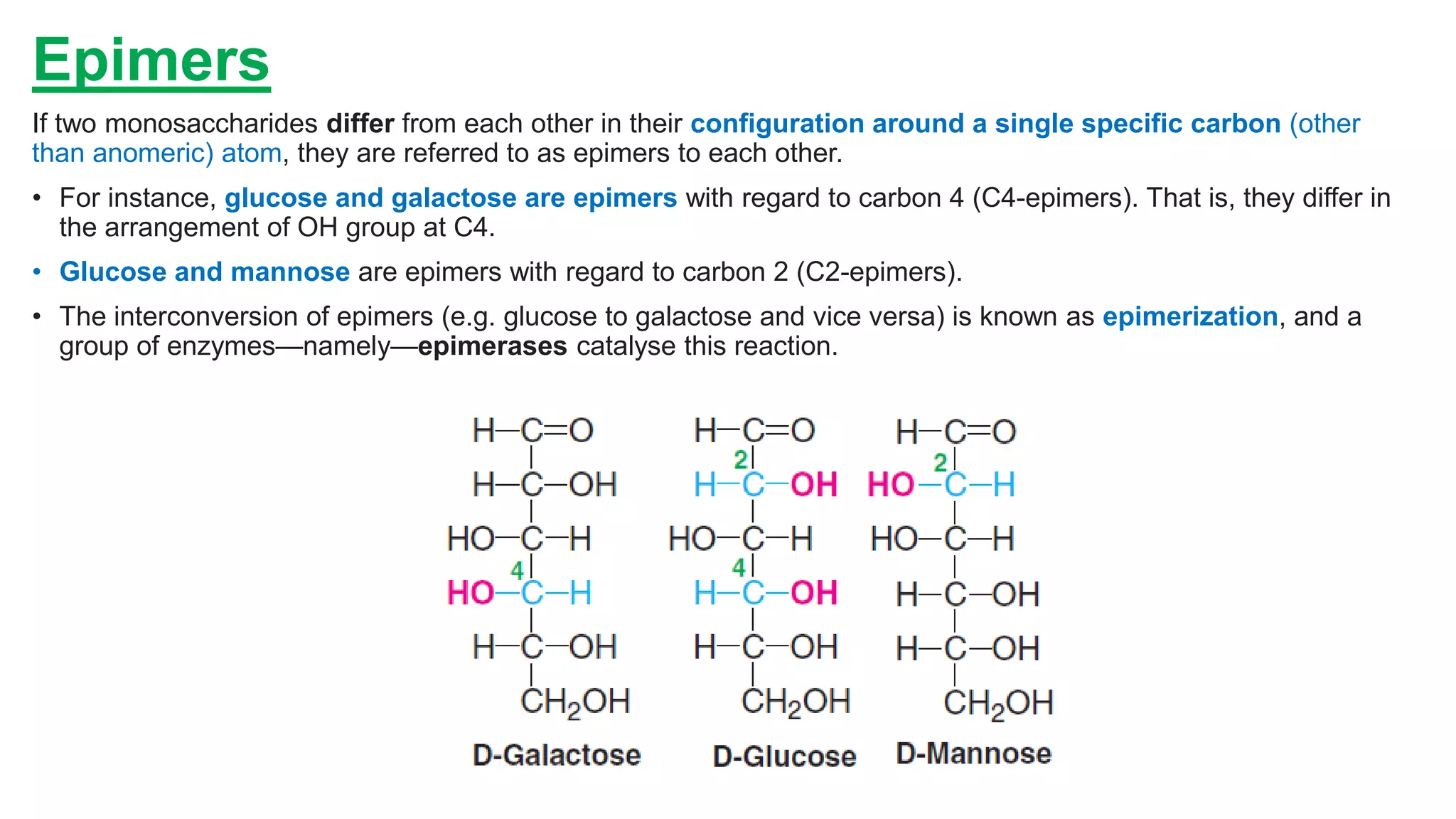 Chemistry of carbohydrates | PPTX