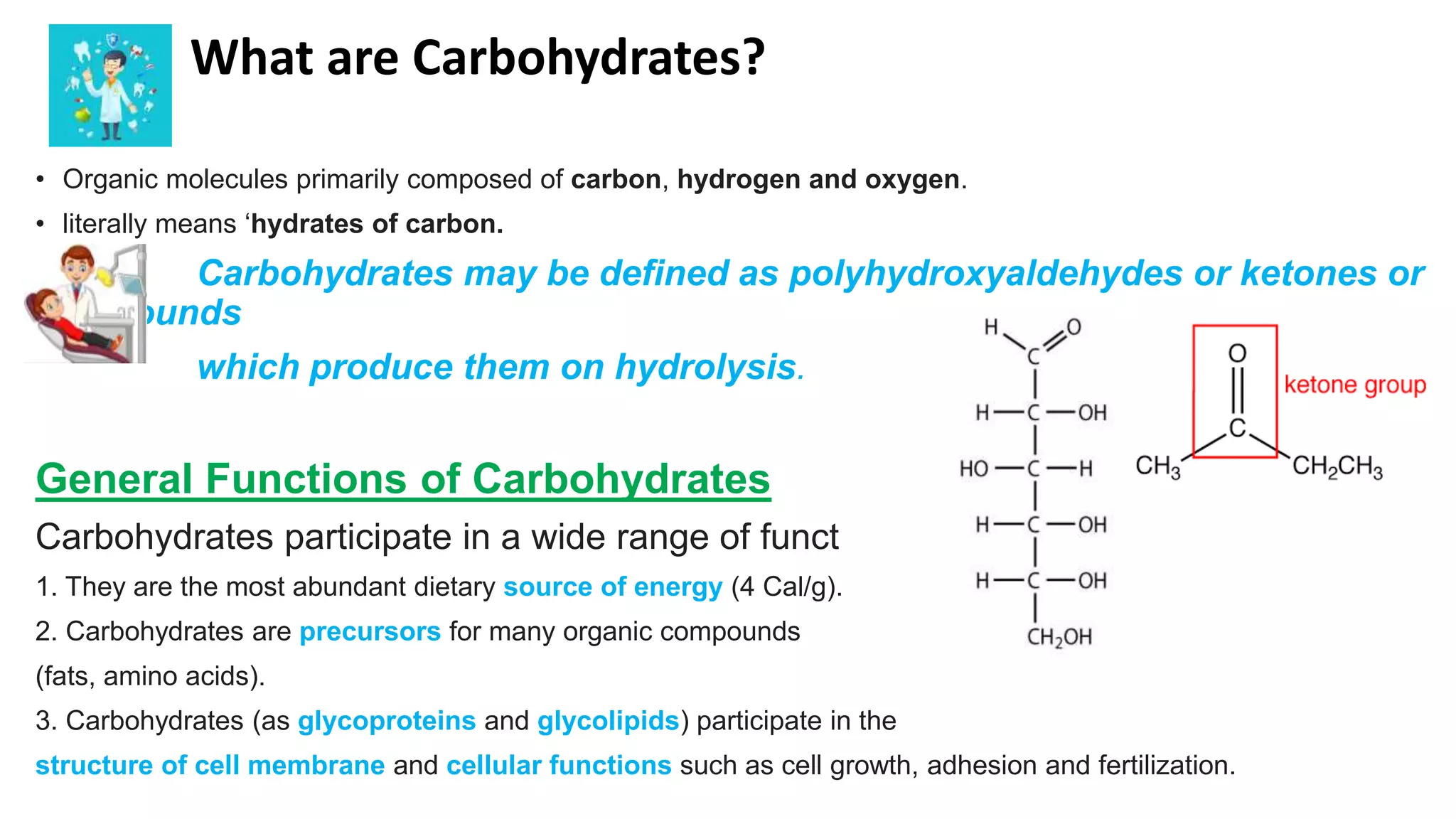 Chemistry of carbohydrates | PPTX