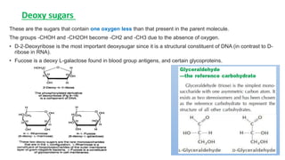 Chemistry of carbohydrates | PPTX