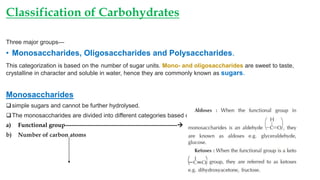 Chemistry of carbohydrates | PPTX
