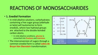Chemistry of Carbohydrates Included in the presentation are the ...