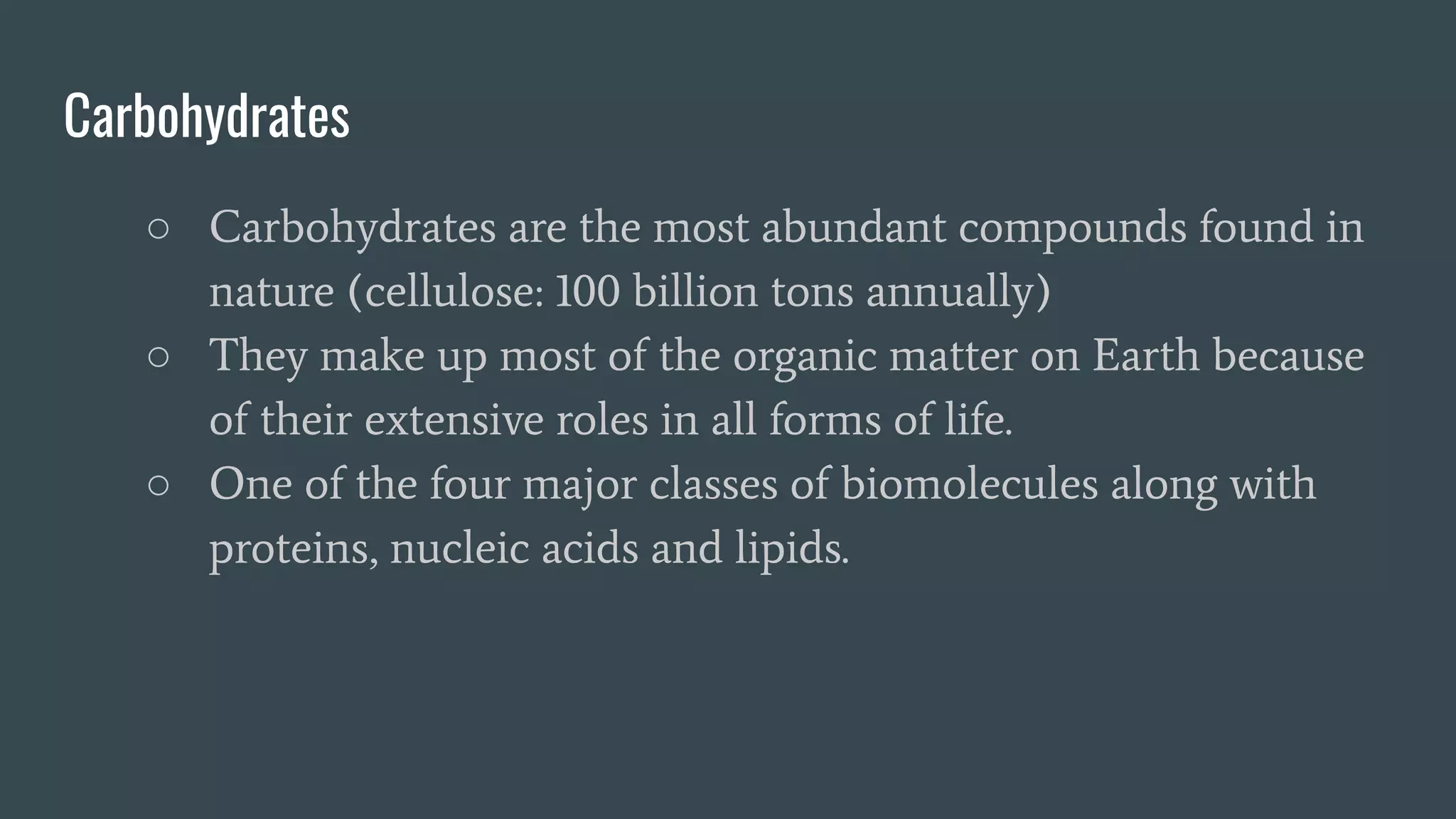 Chemistry of carbohydrates - General introduction and classification | PDF