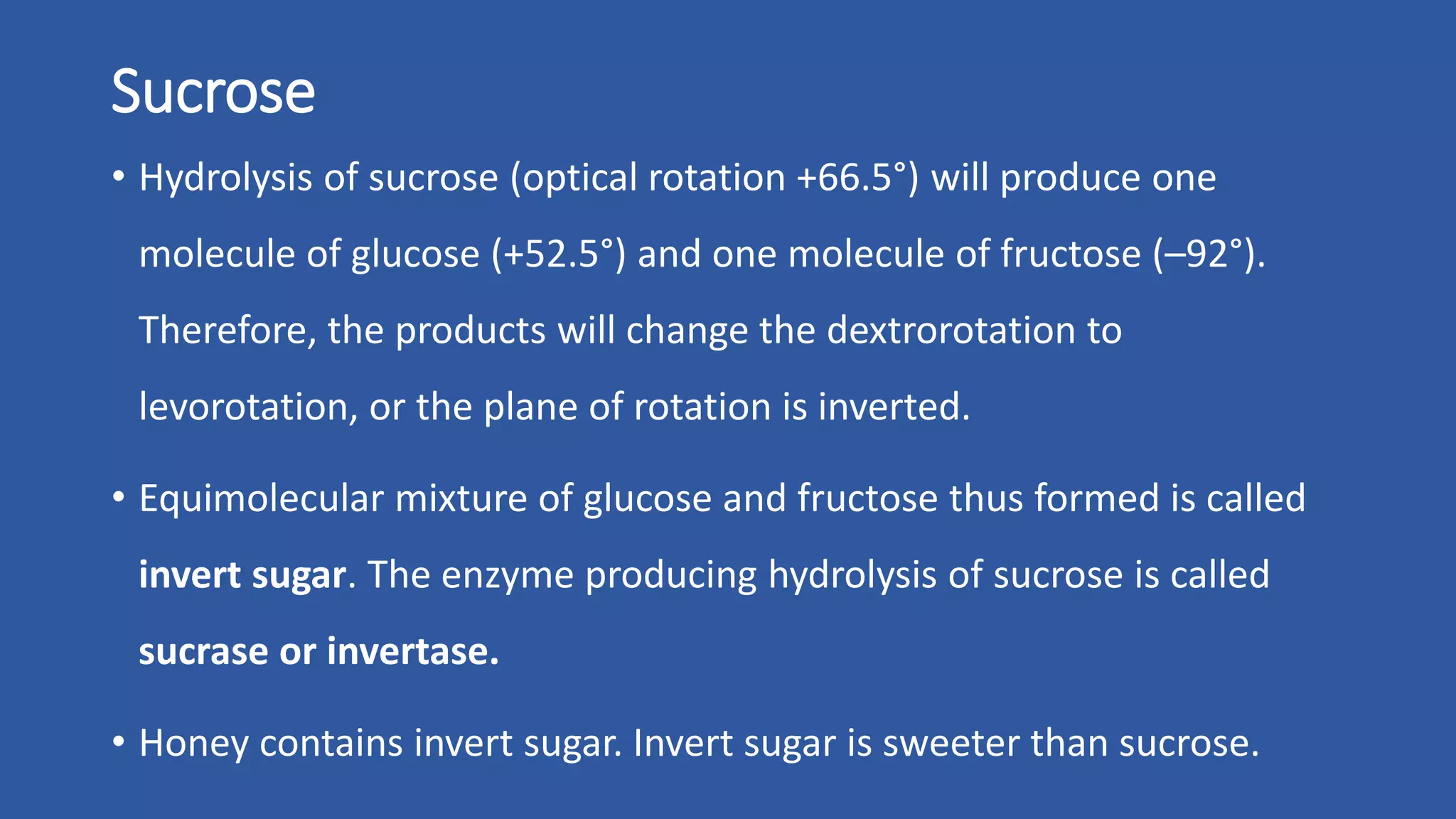 Chemistry of carbohydrates disaccharides | PPTX