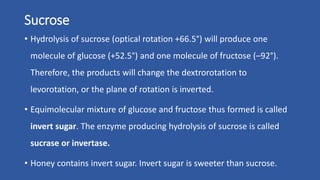 Chemistry of carbohydrates disaccharides | PPT