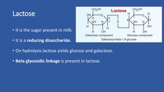 Chemistry of carbohydrates disaccharides | PPT