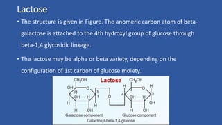 Chemistry of carbohydrates disaccharides | PPT