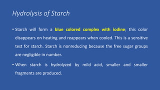 Chemistry of carbohydrates polysaccharides part -3 homoglycans | PPTX