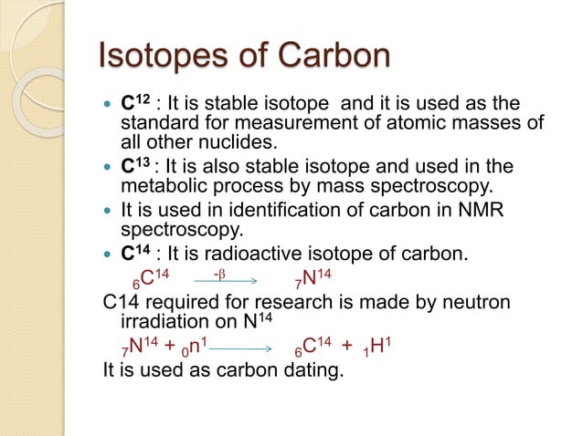 Chemistry of carbon | PPT