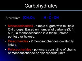 Chemistry Of Cells | PPT