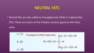 Chemistry of chemistry of lipids | PPTX