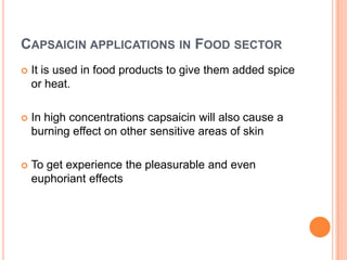 Chemistry of chillies | PPT