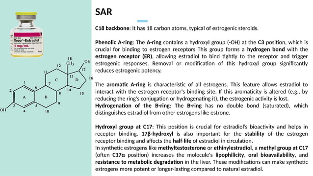 Chemistry of contraceptive agent male and female sex hormone.pptx