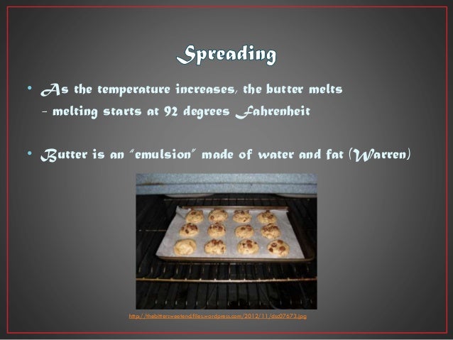 Chemistry of cookies ppt