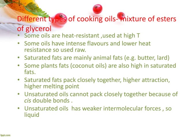 Chemistry of cooking a brief view | PPTX