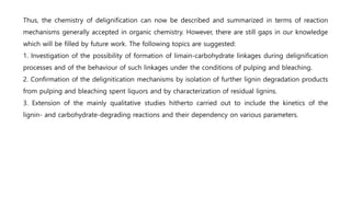 Chemistry of delignification | PPT