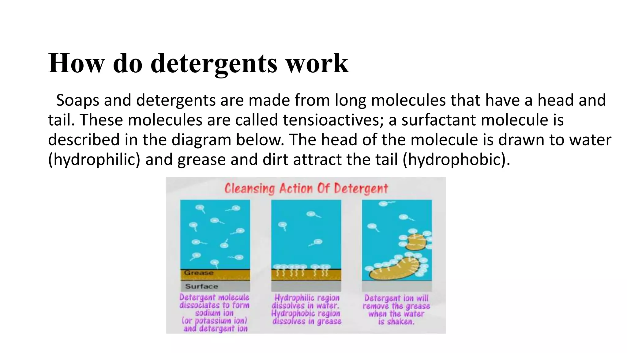 Chemistry of detergent taskeen rubab | PPTX