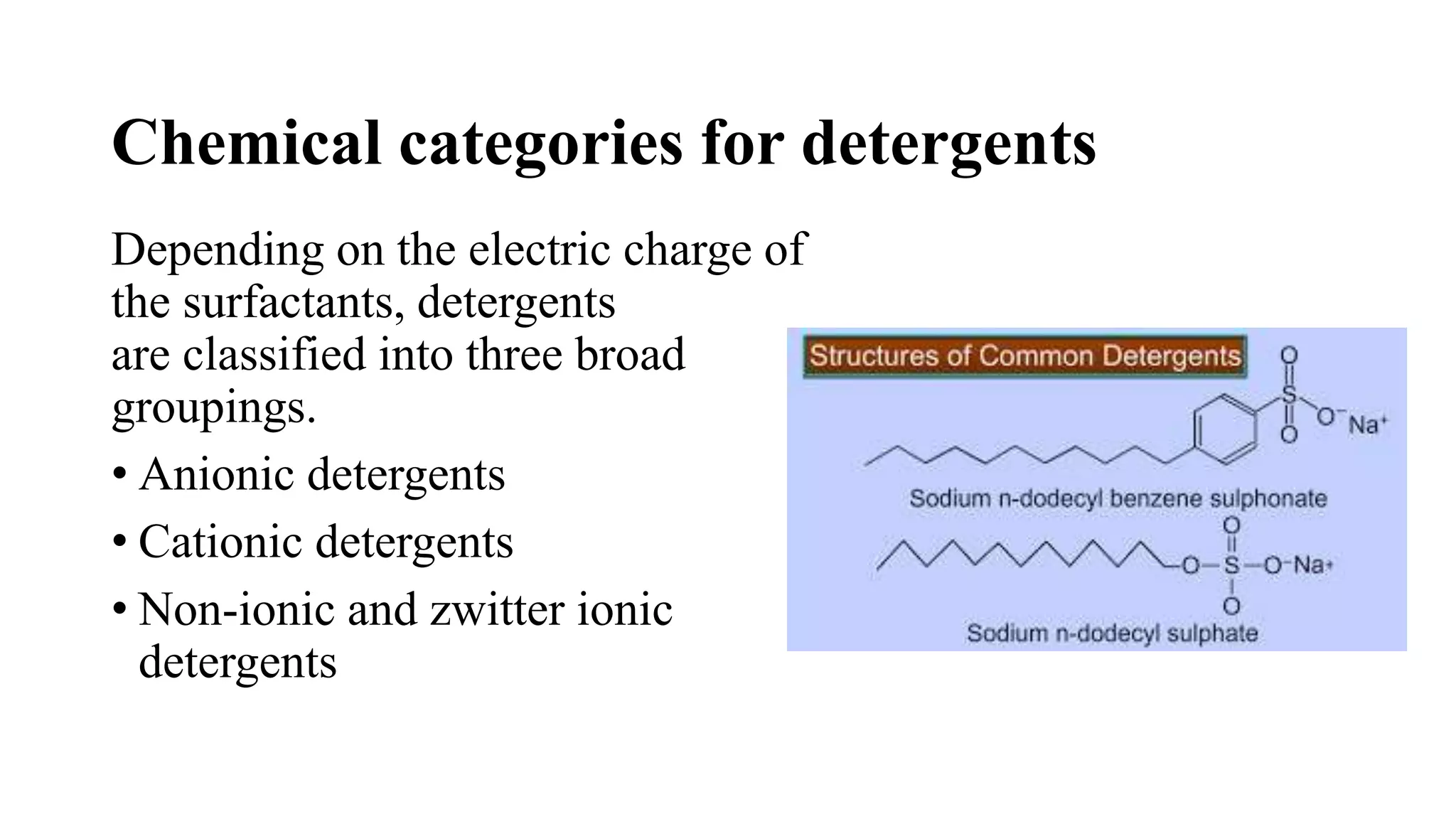Chemistry of detergent taskeen rubab | PPTX