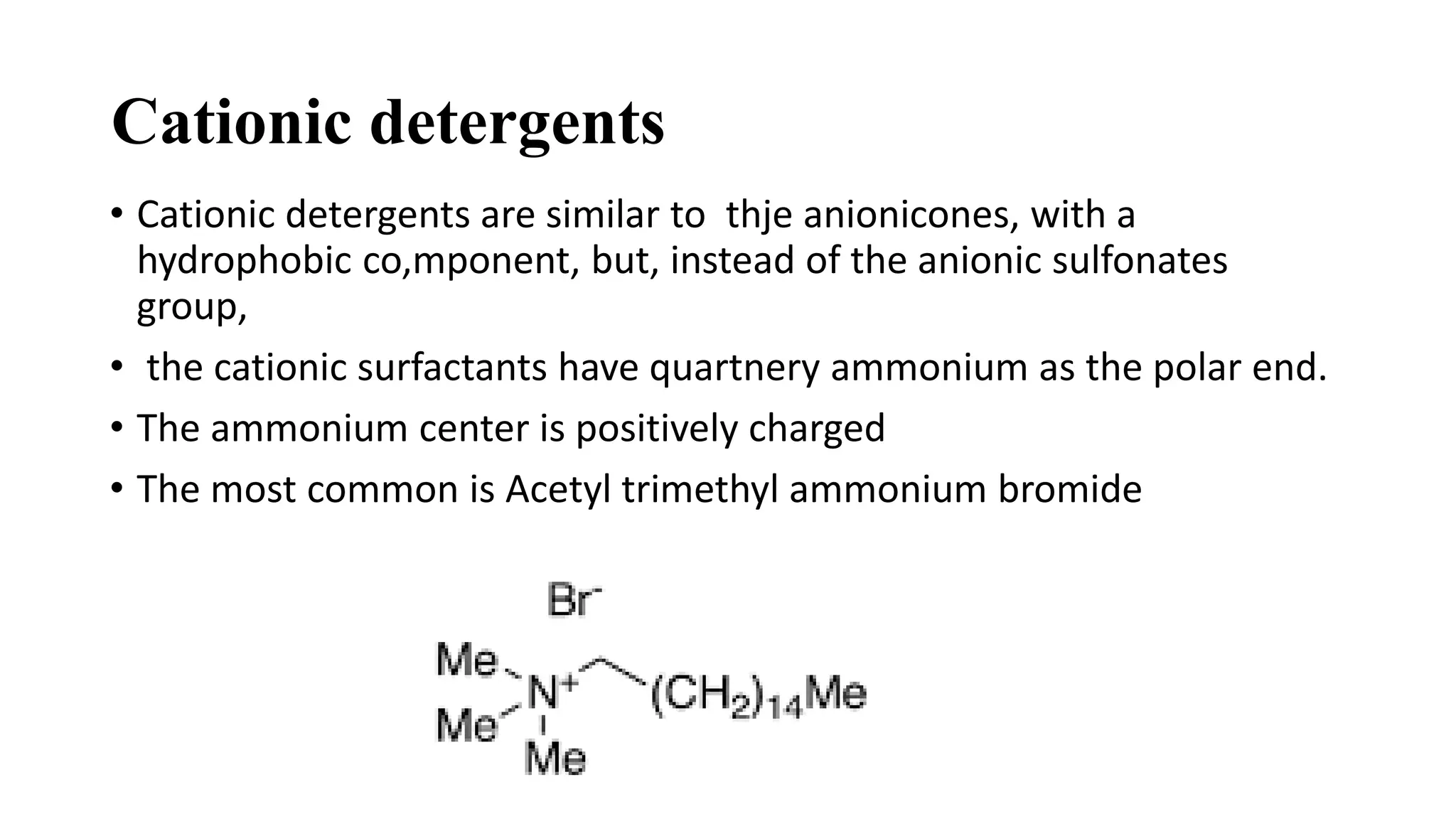 Chemistry of detergent taskeen rubab | PPTX