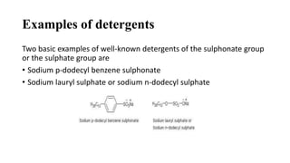 Chemistry of detergent taskeen rubab | PPTX
