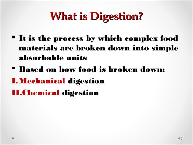 Chemistry of digestion & absorption | PPT | Endocrine and Metabolic ...