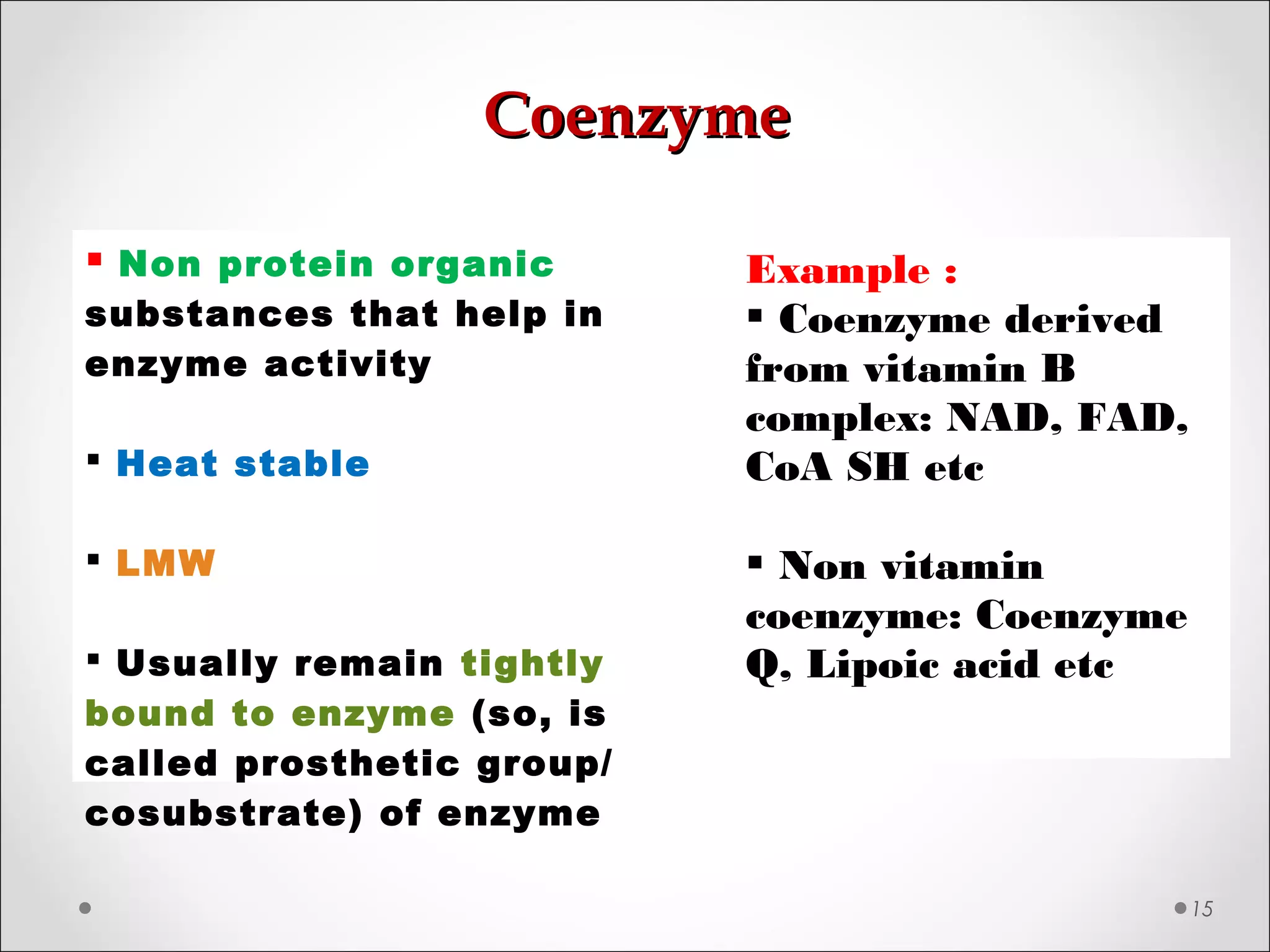 Chemistry of enzyme | PPT
