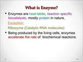 Chemistry of enzyme | PPT