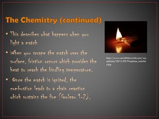 Chemistry of Fire and Arson Investigation | PPTX