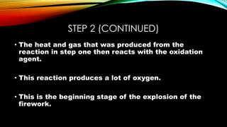 Chemistry of fireworks | PPTX