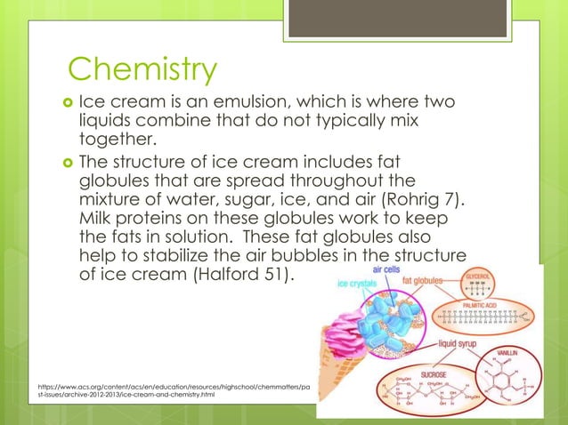 Chemistry of Ice Cream | PPTX