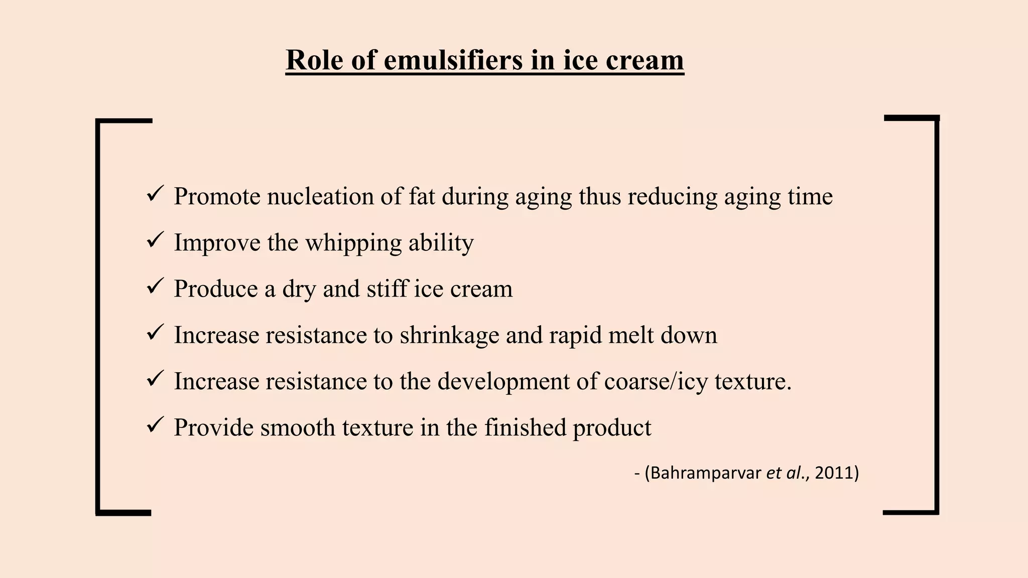 Chemistry of ice cream | PPTX