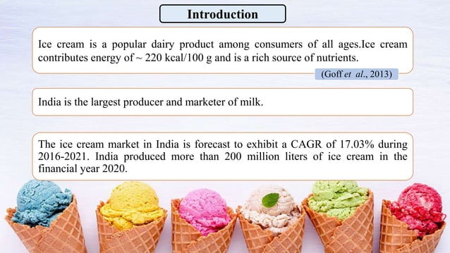 Chemistry of ice cream | PPTX | Chemistry | Science