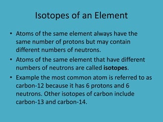 Chemistry of life | PPT