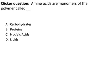 Chemistry of life visual aids | PPTX