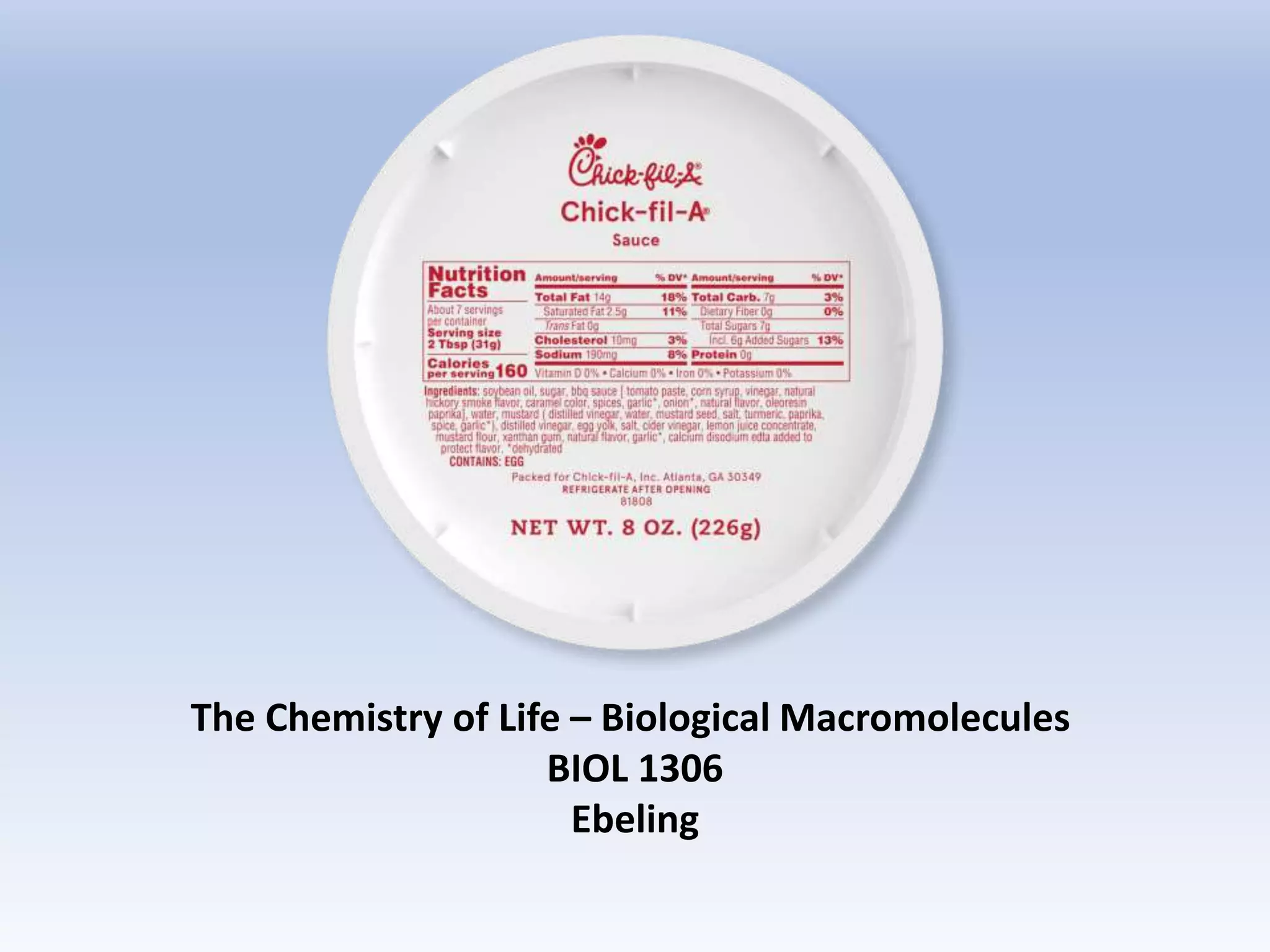 Chemistry of life macromolecules | PPTX