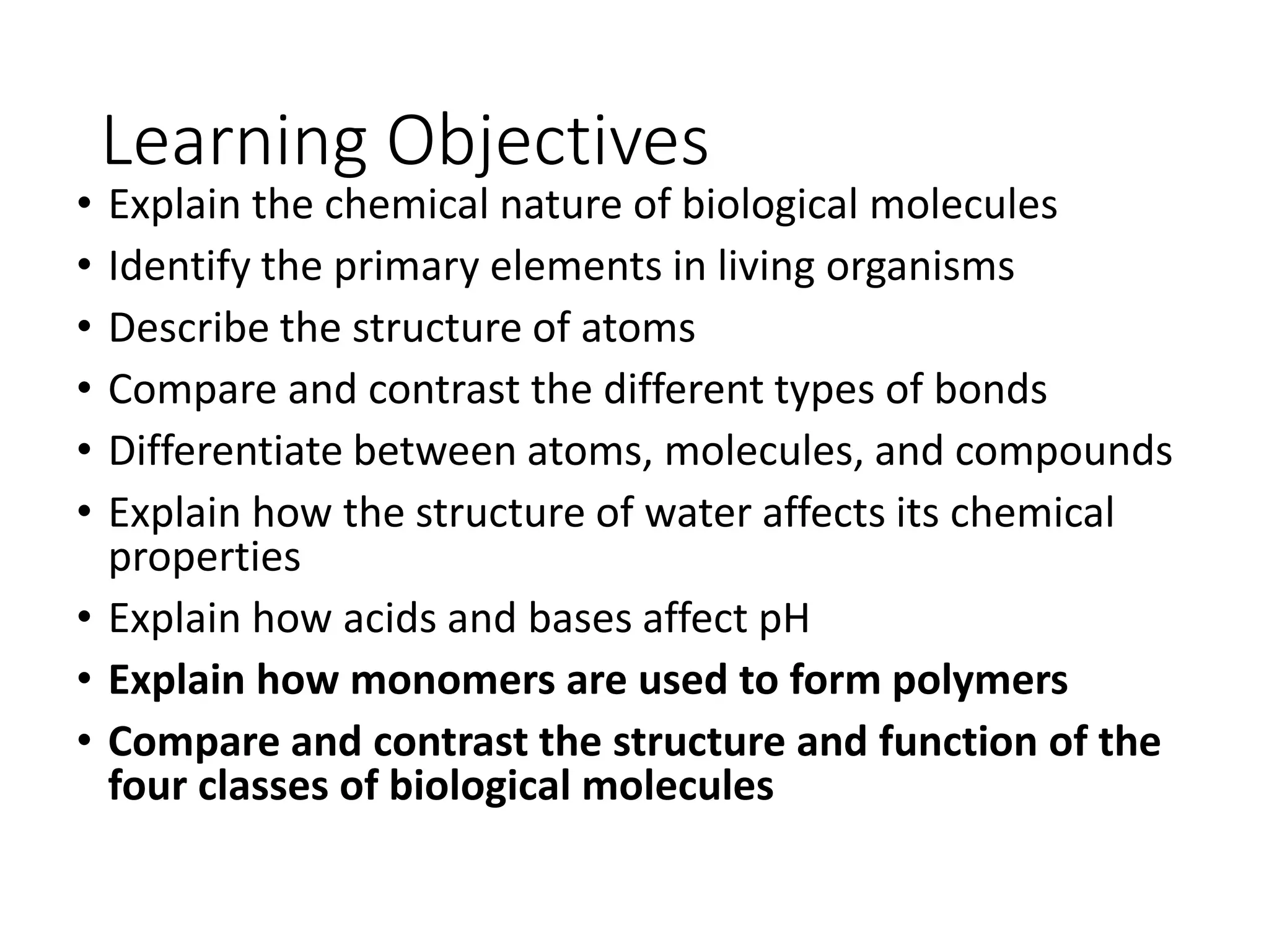 Chemistry of life macromolecules | PPTX