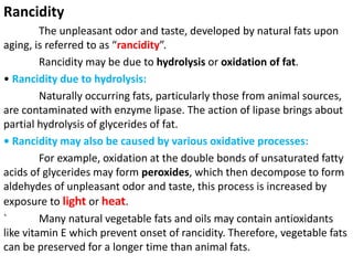 Chemistry of Lipid | PPTX