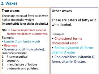 Chemistry of Lipid | PPTX