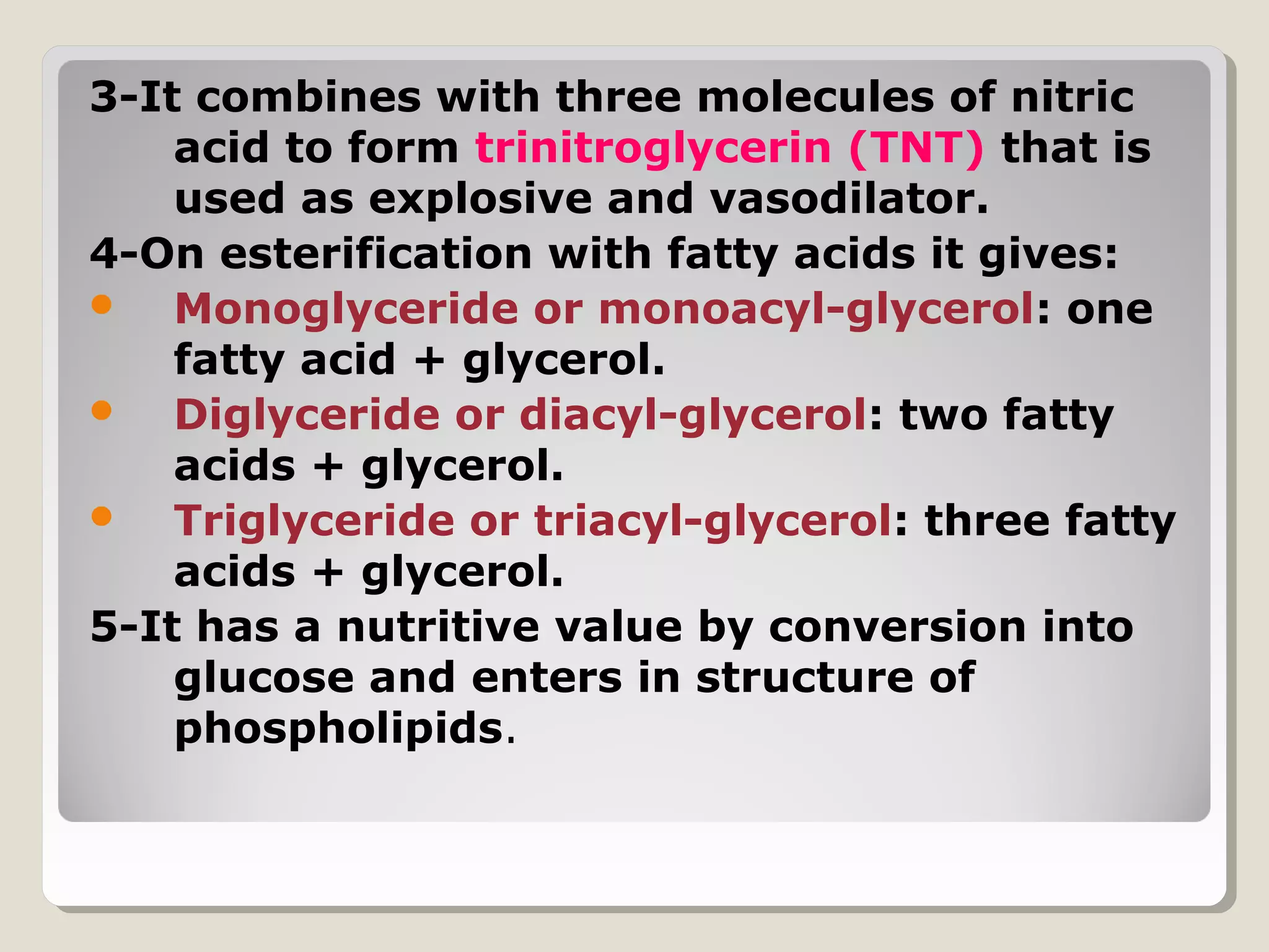 Chemistry of lipids | PPT
