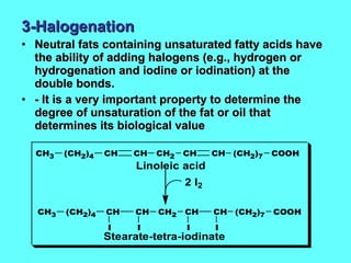 Chemistry of lipids | PPT