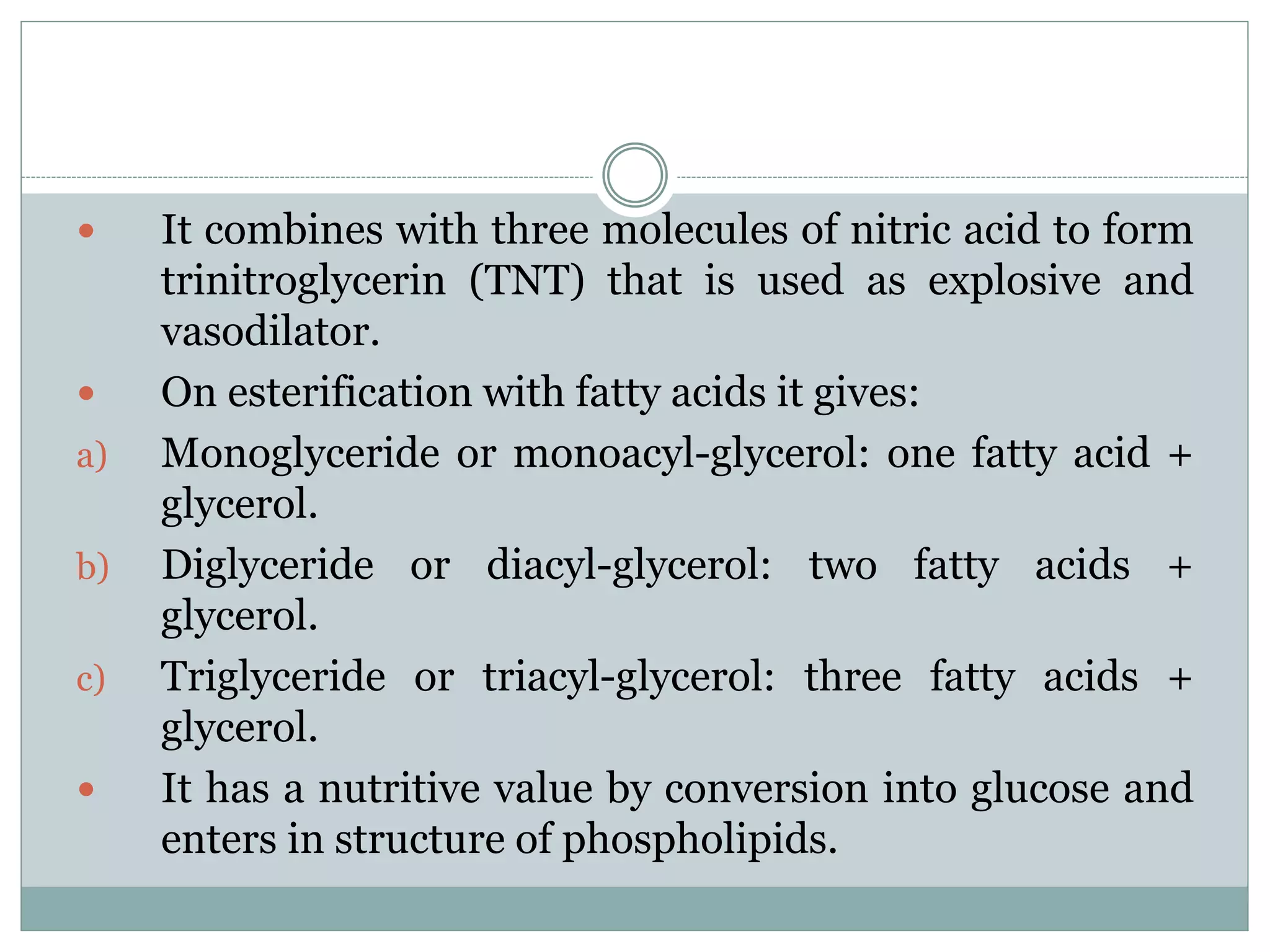 Chemistry of lipids | PPTX