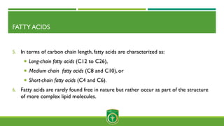 Chemistry of lipids | PDF