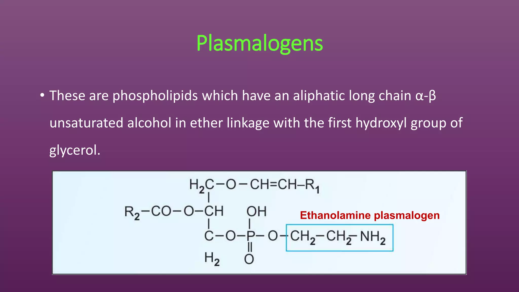 Chemistry of lipids phospholipids | PPTX