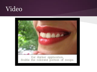 Chemistry of lipstick | PPT