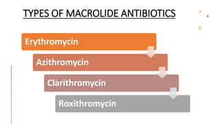 Chemistry of macrolide antibiotics M Pharm Pharmaceutical Chemistry .pptx