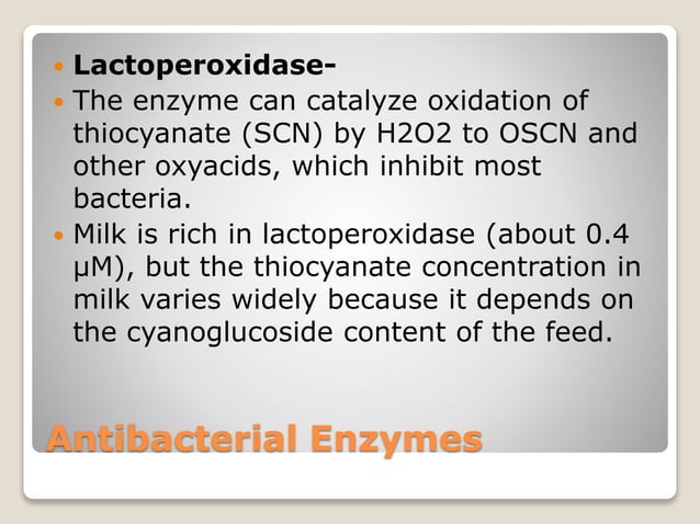 Chemistry of milk enzymes | PPTX | Chemistry | Science